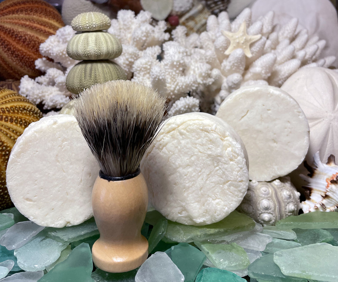 Irish Dreams Shaving Puck - Verbena & Lemon | Whale Tale Soapworks